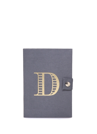 AA Paper&Co Lila Harf Baskılı Çıtçıtlı Defter Gri EU AA Paper&Co Lila Harf Baskılı Çıtçıtlı Defter Gri EU