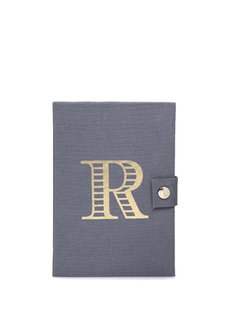 AA Paper&Co Lila Harf Baskılı Çıtçıtlı Defter Gri EU AA Paper&Co Lila Harf Baskılı Çıtçıtlı Defter Gri EU