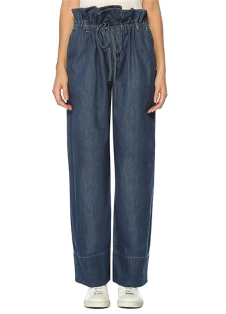 Stella McCartney Kadın PANTOLON Mavi 26 US