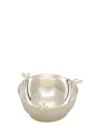 RB Living Silver 3 Kuşlu Gümüş Rengi Kaplama Dekoratif Kase Gri RB Living Silver 3 Kuşlu Gümüş Rengi Kaplama Dekoratif Kase Gri