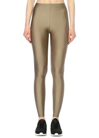 Anais & Margaux Kadın Alexandra Yeşil Yüksek Bel Parlak Tayt S EU