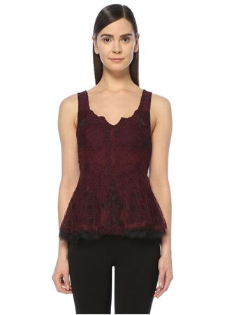 Jonathan Simkhai Kadın BLUZ Bordo S EU