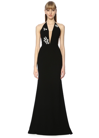 Alex Perry Kadın Jennifer Siyah Taşlı Maksi Abiye Elbise 0 Au Alex Perry Kadın Jennifer Siyah Taşlı Maksi Abiye Elbise 0 Au