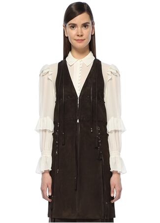 Chloe Kadın YELEK Kahverengi 36 FR