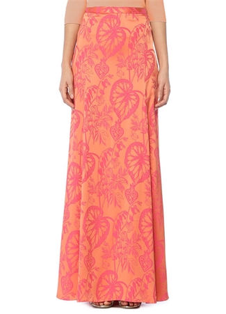 Temperley London Kadın ETEK Turuncu 0 UK