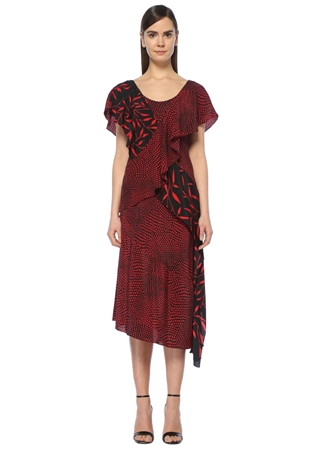 Diane Von Furstenberg Kadın ELBİSE Kırmızı 0 US