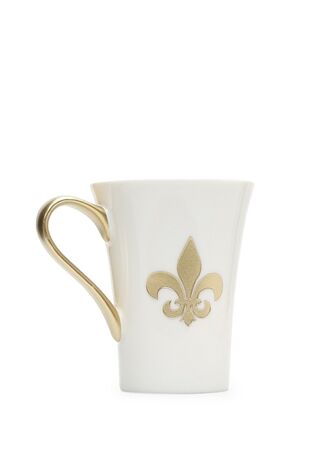 Kısmetce Fleur De Lis Kupa Beyaz