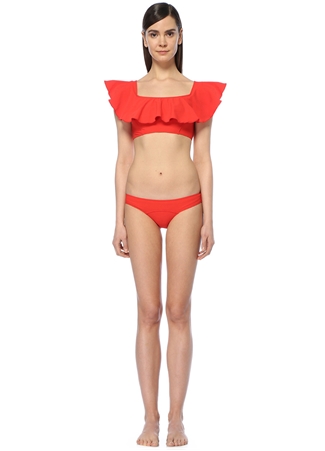 Lisa Marie Fernandez Kadın Mira Straplez Volanlı Bikini Takım Kırmızı 0 Us Lisa Marie Fernandez Kadın Mira Straplez Volanlı Bikini Takım Kırmızı 0 Us