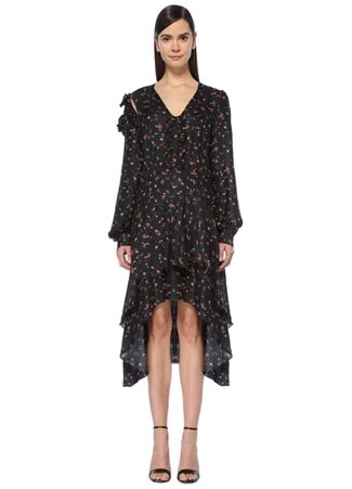 Preen By Thornton Bregazzi Kadın ELBİSE Siyah M EU