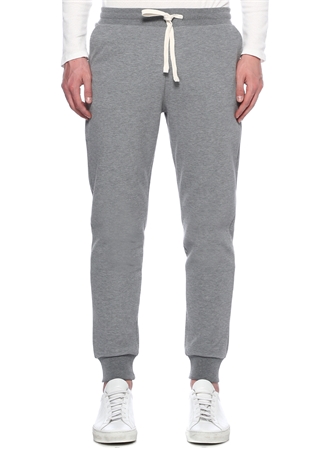 Tru Erkek Gri Melanj Jogger Eşofman Altı XL EU