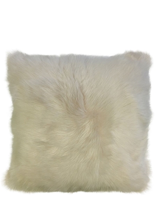 Anvogg Krem 30x50 cm Shearling Dekoratif Yastık Bej