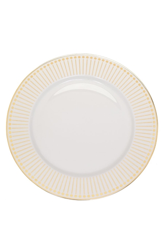 Green Gate Noir Dawn Beyaz Porselen Yemek Tabağı Çok Renkli Green Gate Noir Dawn Beyaz Porselen Yemek Tabağı Çok Renkli