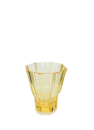 Moser Eldor Sarı Kristal Dekoratif Kase