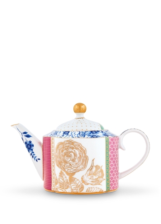 Pip Studio Royal Small Porselen 900 ml Demlik Beyaz