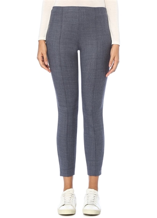 The Row Kadın Cosso Mavi Normal Bel Streç Yün Pantolon 4 US