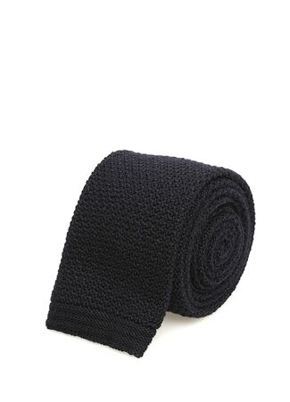 Beymen Collection Erkek Lacivert Dokulu İpek Kravat EU