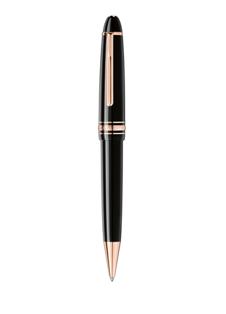 Montblanc Red Gold Coated LeGrand 6 Tükenmez Kalem Siyah EU Montblanc Red Gold Coated LeGrand 6 Tükenmez Kalem Siyah EU