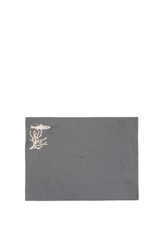 Serenk Gri Nakışlı Amerikan Servisi Serenk Gri Nakışlı Amerikan Servisi