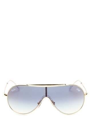 Ray-Ban Wings Mavi Degrade Camlı Güneş Gözlüğü Altın Rengi 33 EU Ray-Ban Wings Mavi Degrade Camlı Güneş Gözlüğü Altın Rengi 33 EU