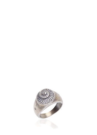 Tateossian Erkek Silver İşlemeli Yüzük EU Tateossian Erkek Silver İşlemeli Yüzük EU