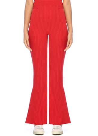 Cameo Kadın Go From Here Kırmızı İspanyol Paça Pantolon M EU