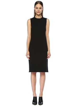 The Row Kadın Frans Siyah Midi Kolsuz Streç Elbise XS EU