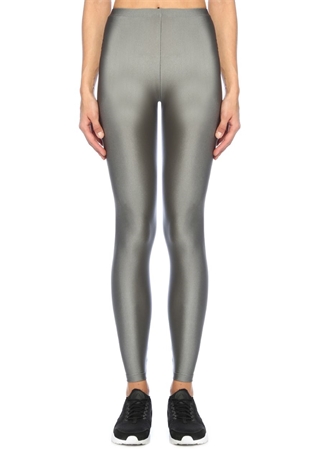 Anais & Margaux Kadın Alexandra Gri Parlak Tayt XS EU