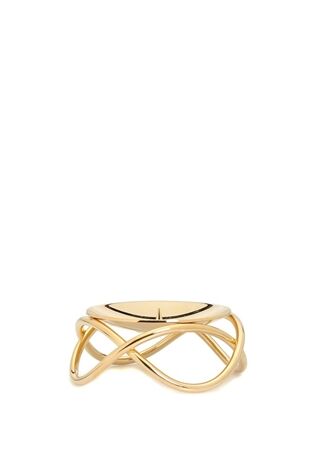 Georg Jensen Glow Gold Şamdan Gri Georg Jensen Glow Gold Şamdan Gri