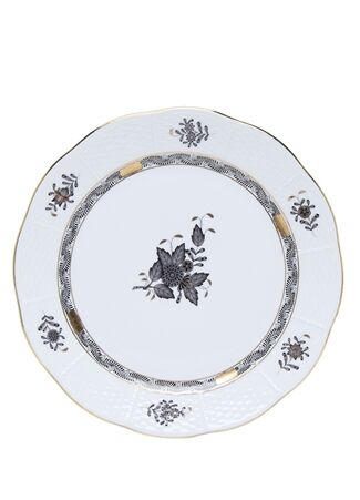 Herend Antre Çiçek Desenli Porselen Yemek Tabağı Çok Renkli Herend Antre Çiçek Desenli Porselen Yemek Tabağı Çok Renkli