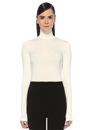 Beymen Collection Kadın Beyaz Balıkçı Yaka Uzun Kol Body Bej S Beymen Collection Kadın Beyaz Balıkçı Yaka Uzun Kol Body Bej S