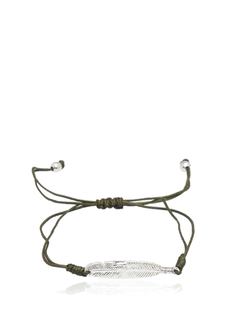 Brace İstanbul Erkek No 05 Yeşil Yaprak Formlu Bilezik Haki EU Brace İstanbul Erkek No 05 Yeşil Yaprak Formlu Bilezik Haki EU