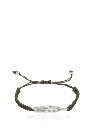 Brace İstanbul Erkek No 2 Haki Yaprak Formlu Bilezik EU Brace İstanbul Erkek No 2 Haki Yaprak Formlu Bilezik EU