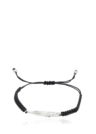 Brace İstanbul Erkek No 2 Siyah Yaprak Formlu Bileklik EU Brace İstanbul Erkek No 2 Siyah Yaprak Formlu Bileklik EU