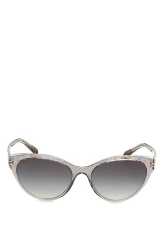 Bvlgari Kadın Gri Cateye Formlu Güneş Gözlüğü 56 EU