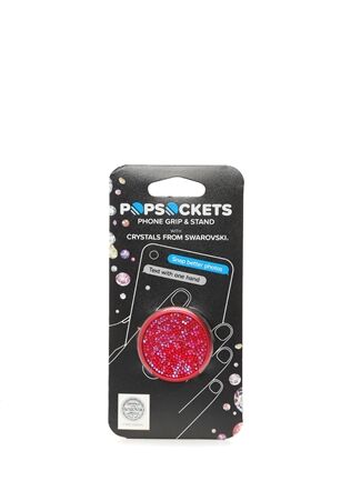 Popsockets Kırmızı Taşlı Telefon Tutucu EU