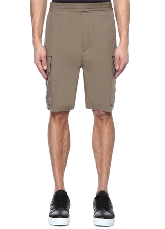 Neil Barrett Erkek Haki Normal Bel Bermuda 48 IT