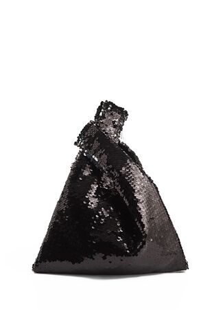 Jimba Kadın Maxims Siyah Payetli El Çantası EU