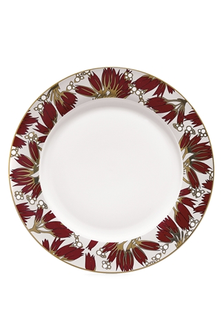 Green Gate Noir Florette Desenli Porselen Tabak Çok Renkli Green Gate Noir Florette Desenli Porselen Tabak Çok Renkli