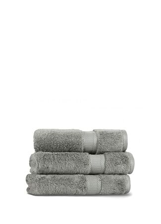 L’appartement Fancy Koyu Gri Banyo Havlusu