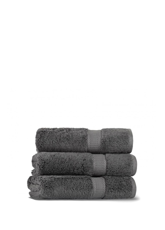 L’appartement Fancy Siyah Şerit Detaylı Banyo Havlusu