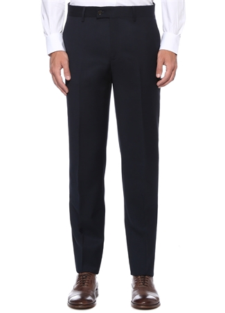 Beymen Club Erkek Drop 6 Lacivert Boru Paça Yün Pantolon 52