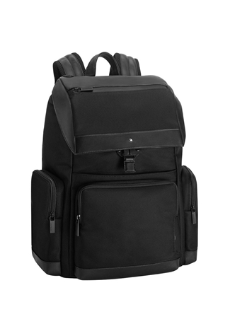 Montblanc Nightflight Large Siyah Deri Sırt Çantası Eu Montblanc Nightflight Large Siyah Deri Sırt Çantası Eu