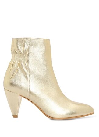 Beymen Club Kadın Gold Deri Bot Altın Rengi 36