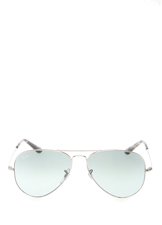 Ray-Ban Kadın Aviator Mavi Pilot Stil Güneş Gözlüğü Gri 58 EU Ray-Ban Kadın Aviator Mavi Pilot Stil Güneş Gözlüğü Gri 58 EU