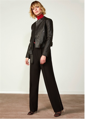 Beymen Collection Kadın Siyah Zincir Şerit Detaylı Krep Pantolon 36 Beymen Collection Kadın Siyah Zincir Şerit Detaylı Krep Pantolon 36