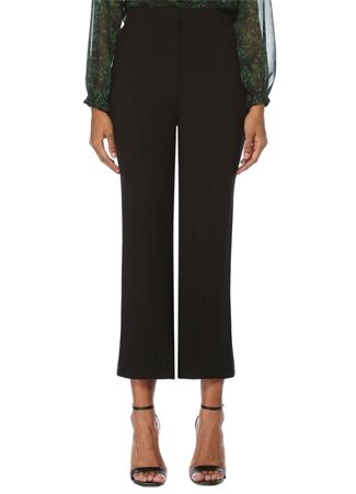 Academia Kadın Siyah Yüksek Bel Bol Paça Pantolon 34