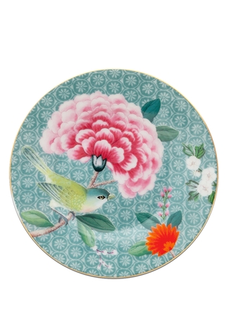 Pip Studio Blushing Birds Baskılı Porselen Petit Four Tabağı Çok Renkli Pip Studio Blushing Birds Baskılı Porselen Petit Four Tabağı Çok Renkli