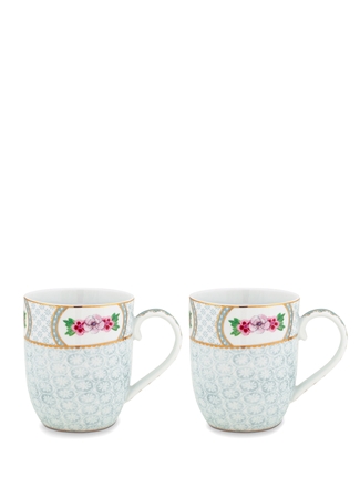Pip Studio Blushing Birds İkili Porselen Kupa Seti Çok Renkli Pip Studio Blushing Birds İkili Porselen Kupa Seti Çok Renkli