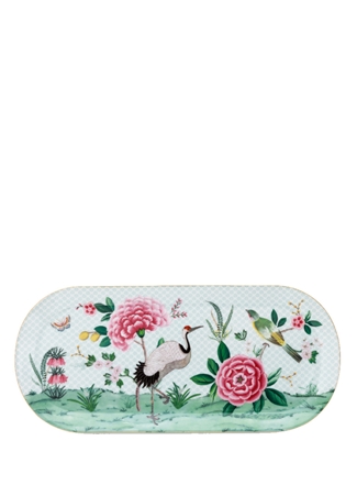 Pip Studio Blushing Birds Oval Porselen Servis Tabağı Çok Renkli Pip Studio Blushing Birds Oval Porselen Servis Tabağı Çok Renkli