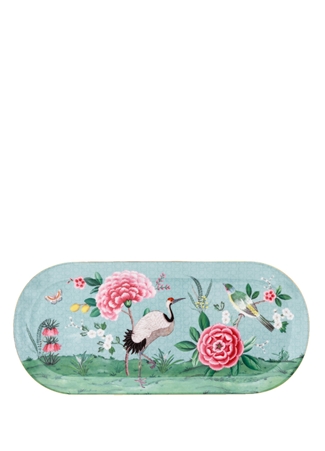 Pip Studio Blushing Birds Oval Formlu Porselen Servis Tabağı Çok Renkli Pip Studio Blushing Birds Oval Formlu Porselen Servis Tabağı Çok Renkli